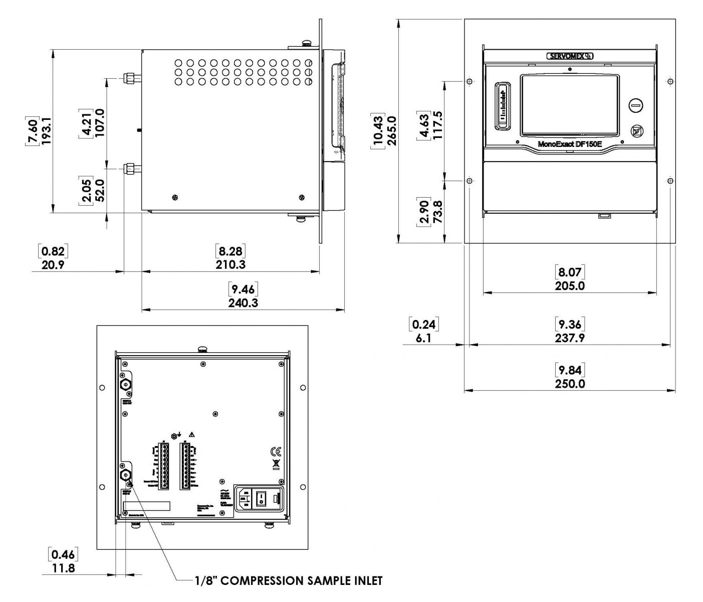 MonoExact DF150E - Coulometric Oxygen Sensor | Servomex