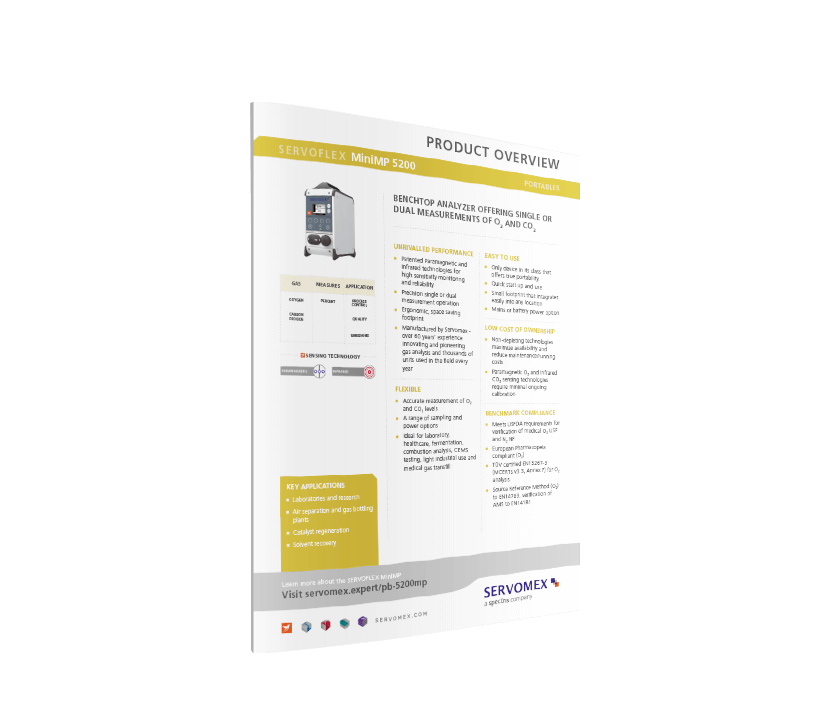 MiniMP 5200 - Gas Analyzer for CEMS Testing | Servomex