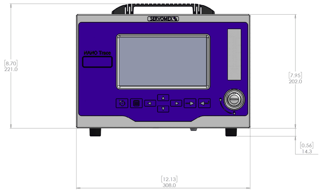 DF-560E NanoTrace ULTRA - Ultra Trace Oxygen Sensor | Servomex